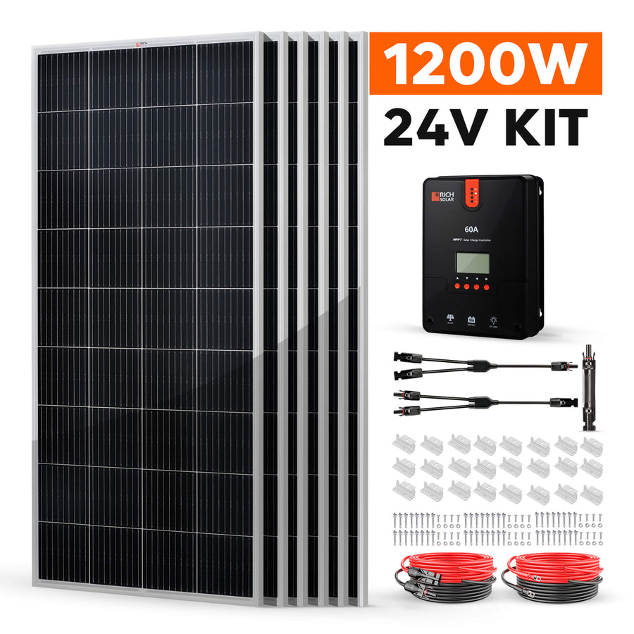1200 Watt Solar Kit with 40A MPPT Controller - Rich Solar – RICH SOLAR
