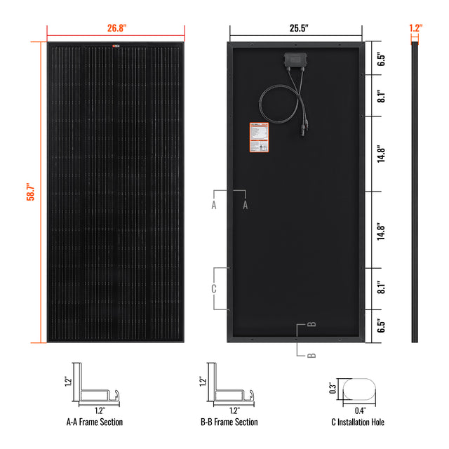 MEGA 200 Solar Panel | RICH SOLAR
