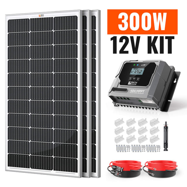 300 Watt Solar Kit – RICH SOLAR