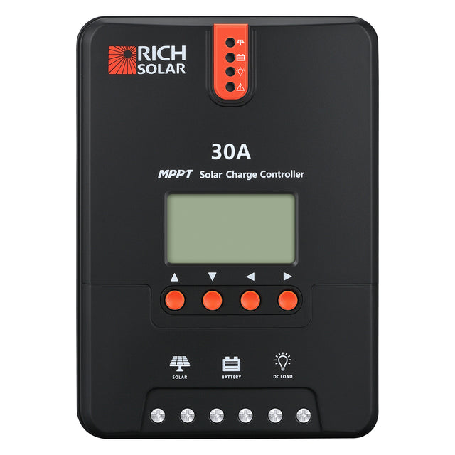 30 Amp MPPT Solar Charge Controller – RICH SOLAR