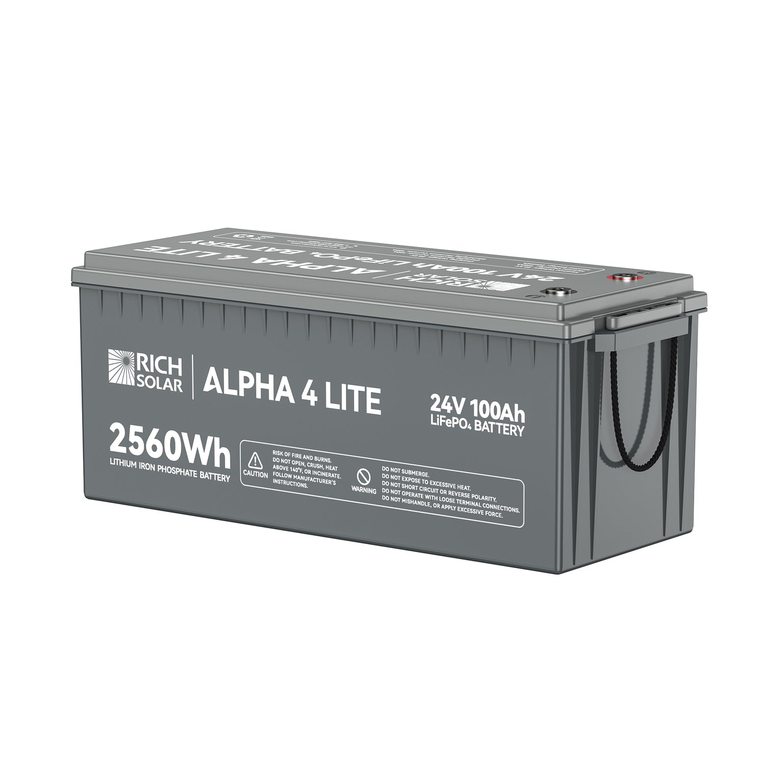 ALPHA 4 LITE | 24V 100Ah LiFePO4 Battery | Fast-Charging 24V Lithium B ...