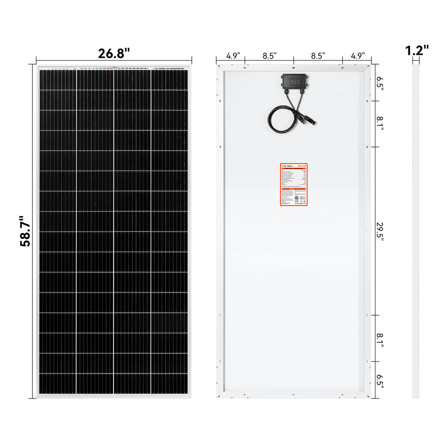 MEGA 200 MAX Solar Panel | RICH SOLAR