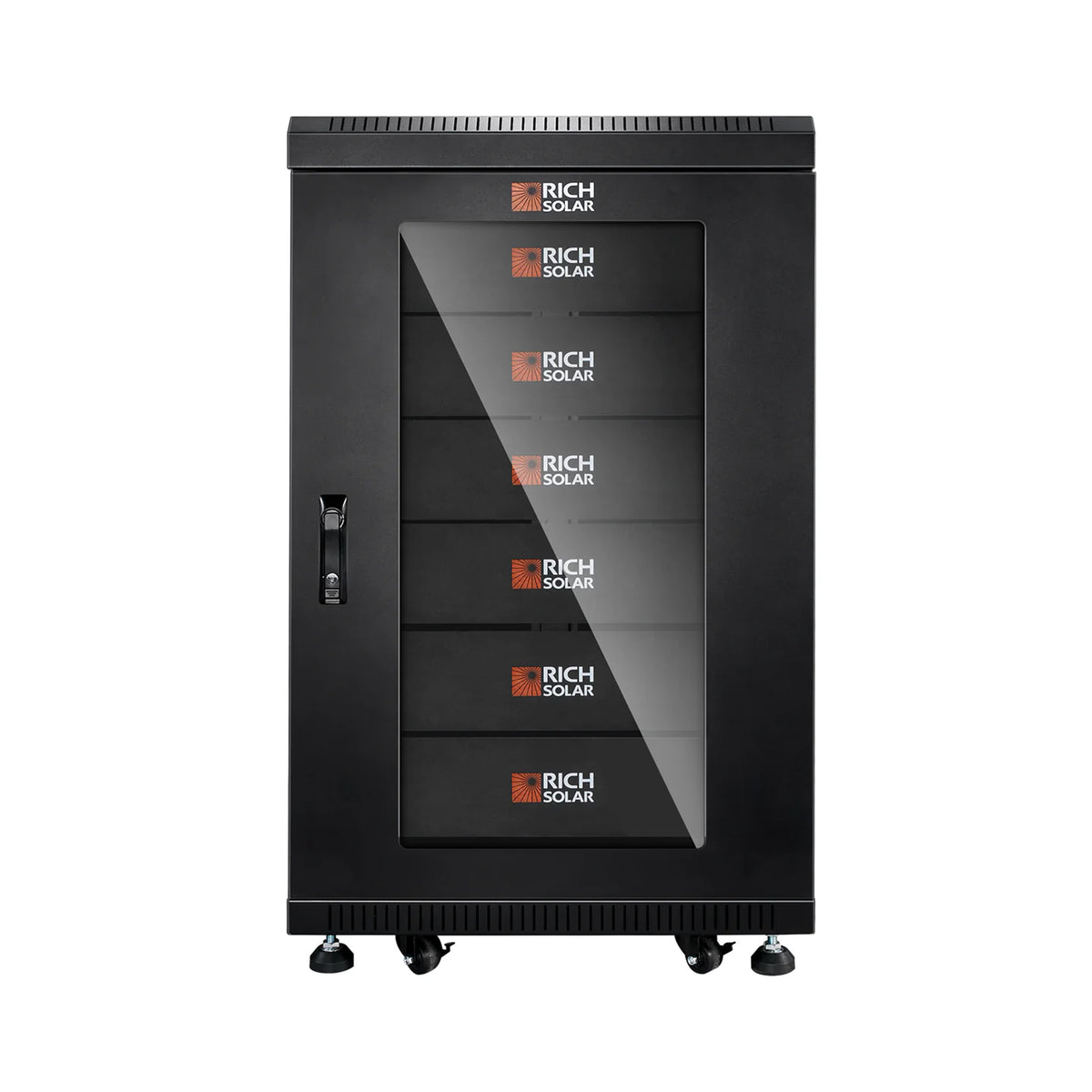 Battery Server Rack for ALPHA 5 PRO | 6-Slot Enclosed Battery Cabinet ...