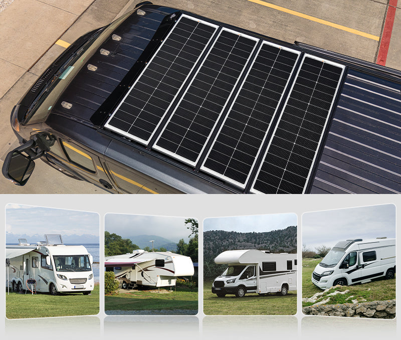 MEGA 100 SLIM | 12V 100 Watt Slim Solar Panel – RICH SOLAR