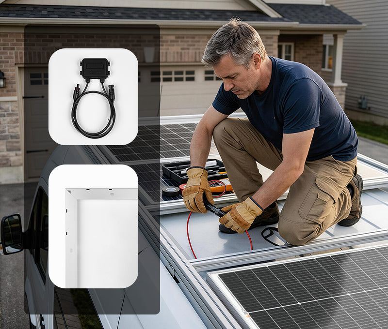 MEGA 100 SLIM | 12V 100 Watt Slim Solar Panel – RICH SOLAR